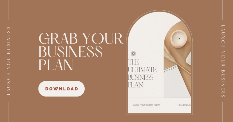 Build a Business Plan in 3 Easy Steps - deandrajalisa.com